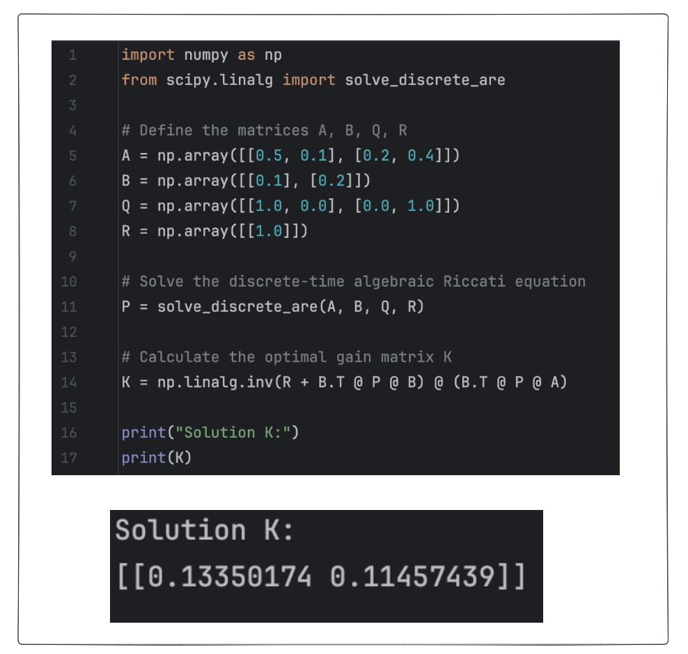 Linear Quadratic Controller – Robotics and Controls Engineering
